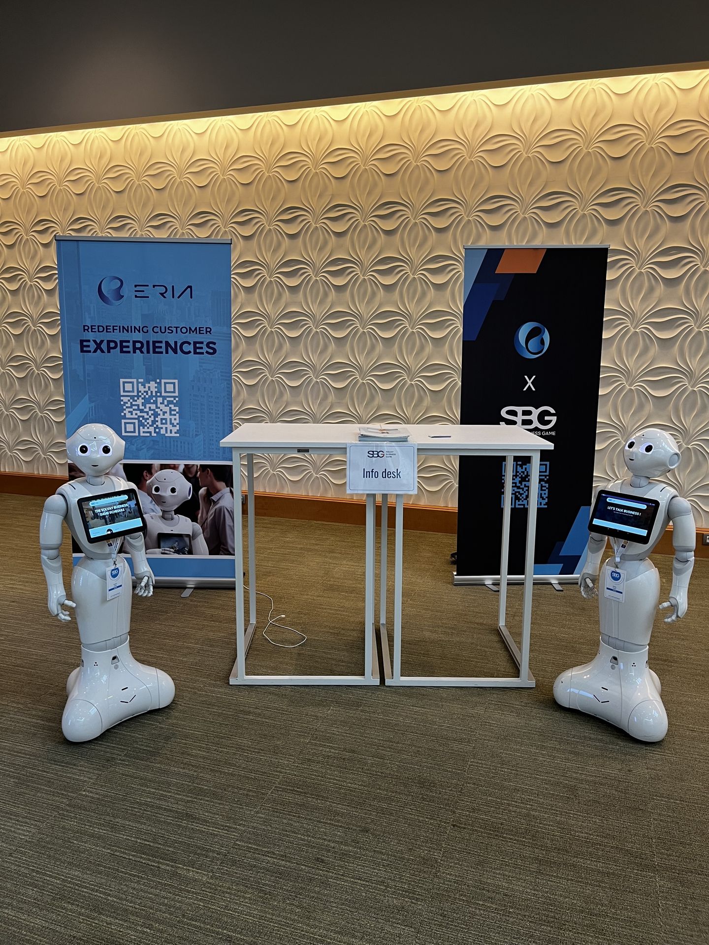 Pepper Robot at the Solvay Business Game 2024 | ERIA